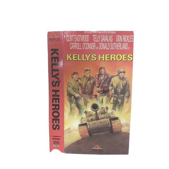 VHS | Media | Kellys Heroes Clint Eastwood Donald Sutherland Telly ...